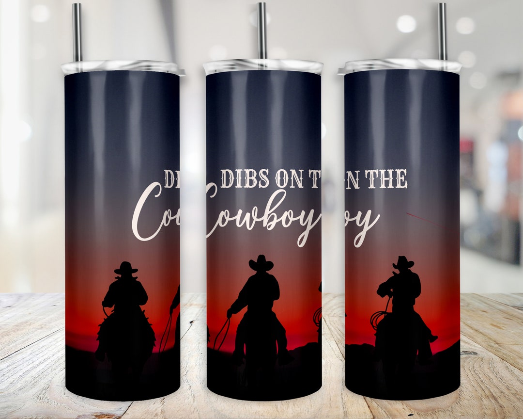 Western Horse Tumbler Wrap 20oz Dibs on the Cowboy Cup Design - Etsy