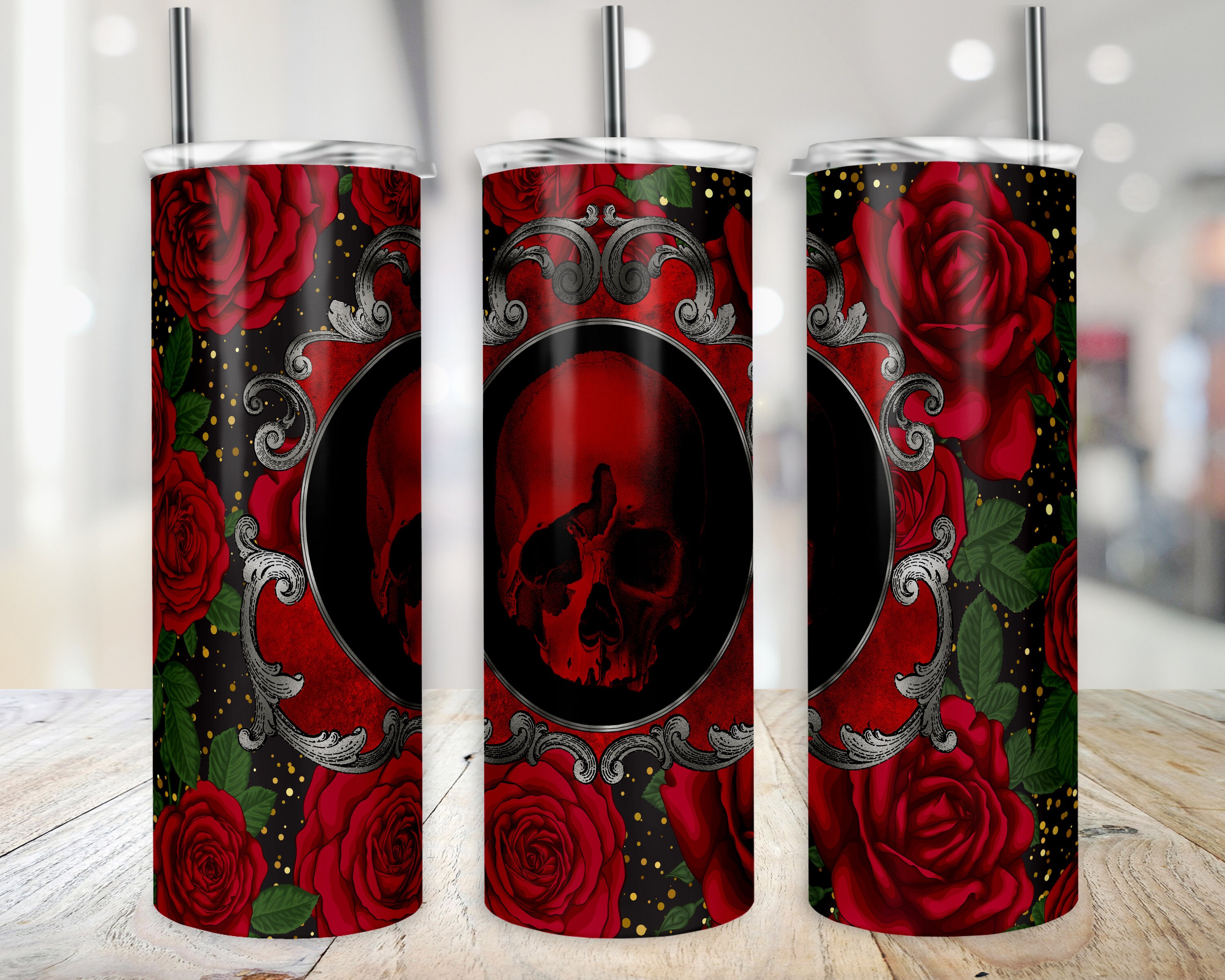 Blood Red Roses Flowers