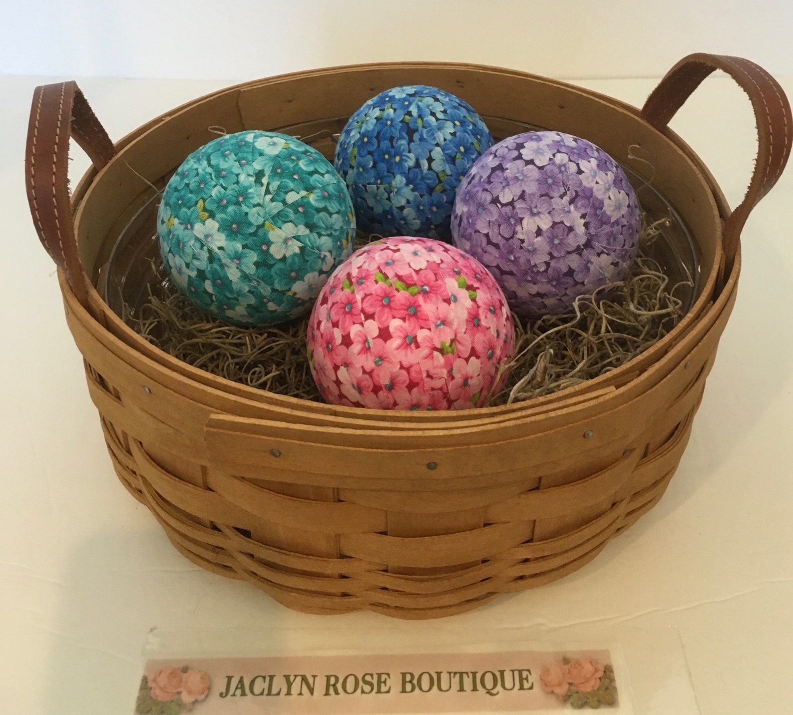 Rag Ball Bowl Fillers Mini Floral Fabric Bowl Fillers Rag | Etsy