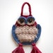 Woodland Owl Pouch Crochet Pattern · No-sew DIY Yarn Fiber Art Tutorial ...