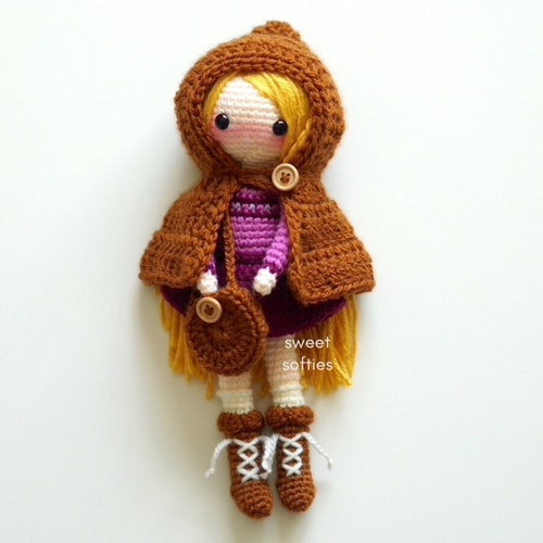Mori Girl Doll Amigurumi Crochet Pattern Fairy Tale Kawaii - Etsy