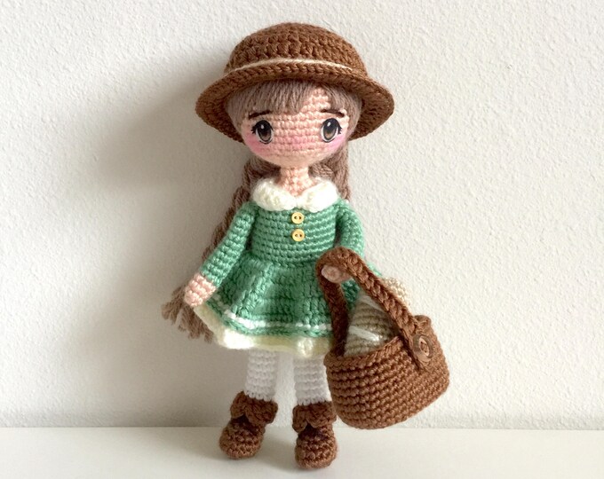 Mori Girl Doll Amigurumi Crochet Pattern Fairy Tale Kawaii Anime ...