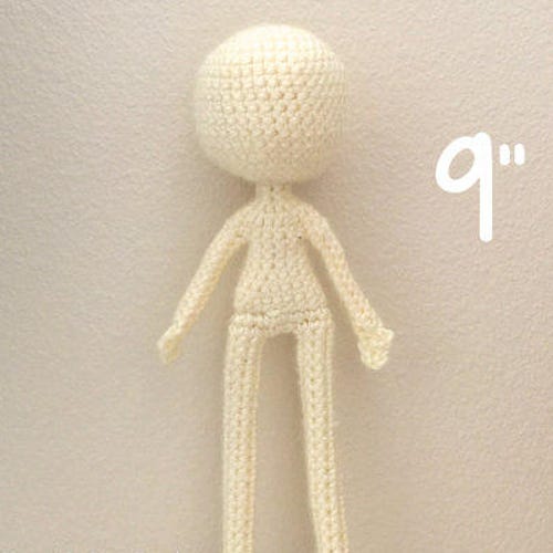 6 Chibi Doll Base Amigurumi Crochet Pattern for Custom - Etsy