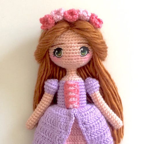 Princess Maeve Amigurumi Crochet Doll Irish Celtic Gaelic - Etsy Israel