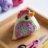 Hen Granny Square Crochet Pattern - Etsy