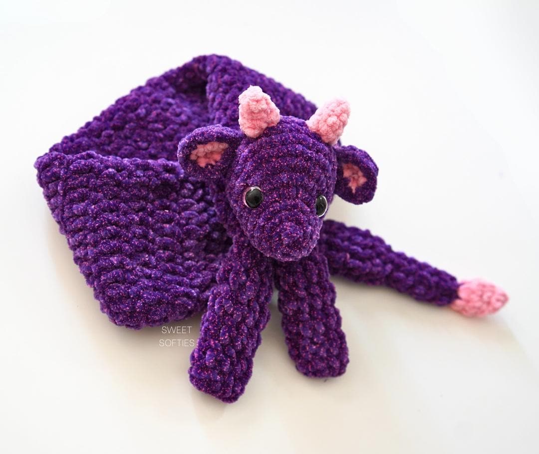 Dragon Scarf Crochet Pattern · Amigurumi Fantasy Creature Doll DIY ...