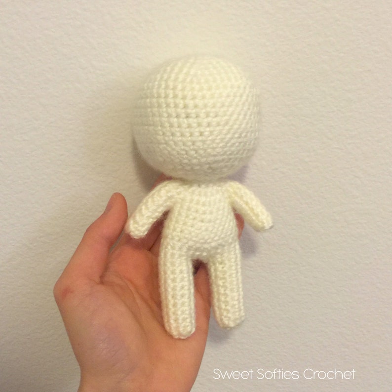 6 Chibi Doll Base Amigurumi Crochet Pattern for Custom - Etsy