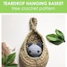 Free Crochet Pattern: Teardrop Hanging Baskets (DIY Tutorial Quick Easy ...