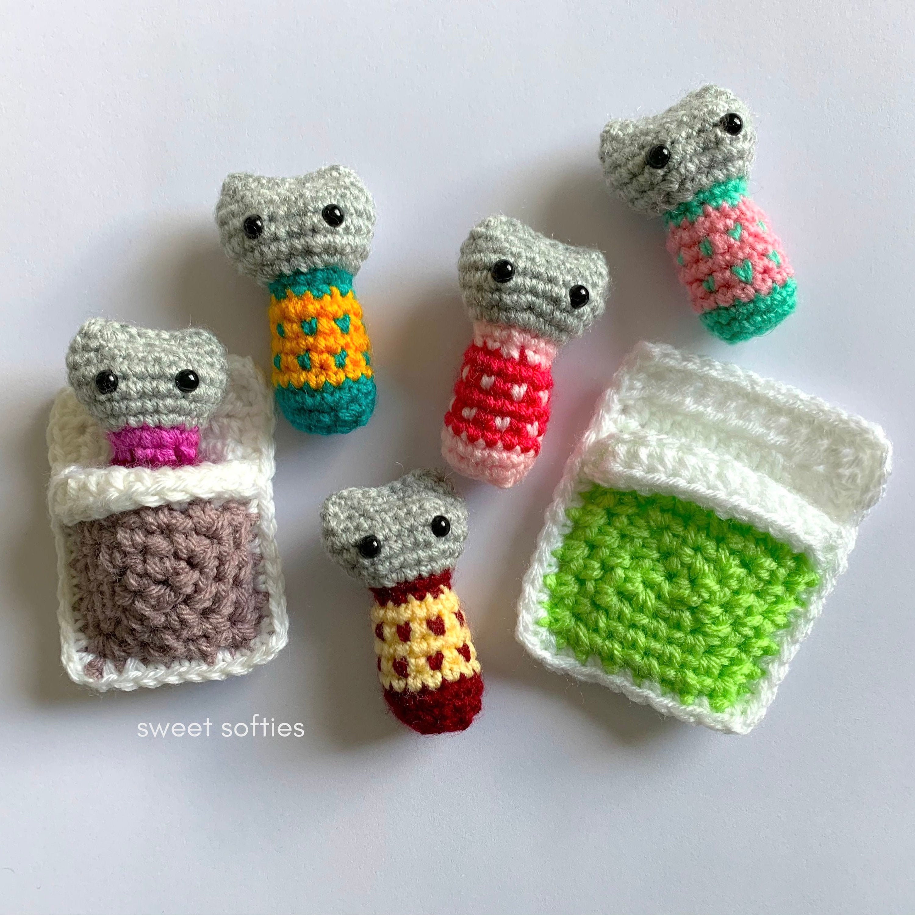CATNAP KITTIES Free Crochet Pattern (DIY Tutorial Quick Easy Cute ...