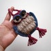 Woodland Owl Pouch Crochet Pattern · No-sew DIY Yarn Fiber Art Tutorial ...
