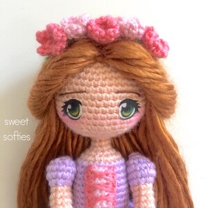 Princess Maeve Amigurumi Crochet Doll - Irish Celtic Gaelic Fairytale ...