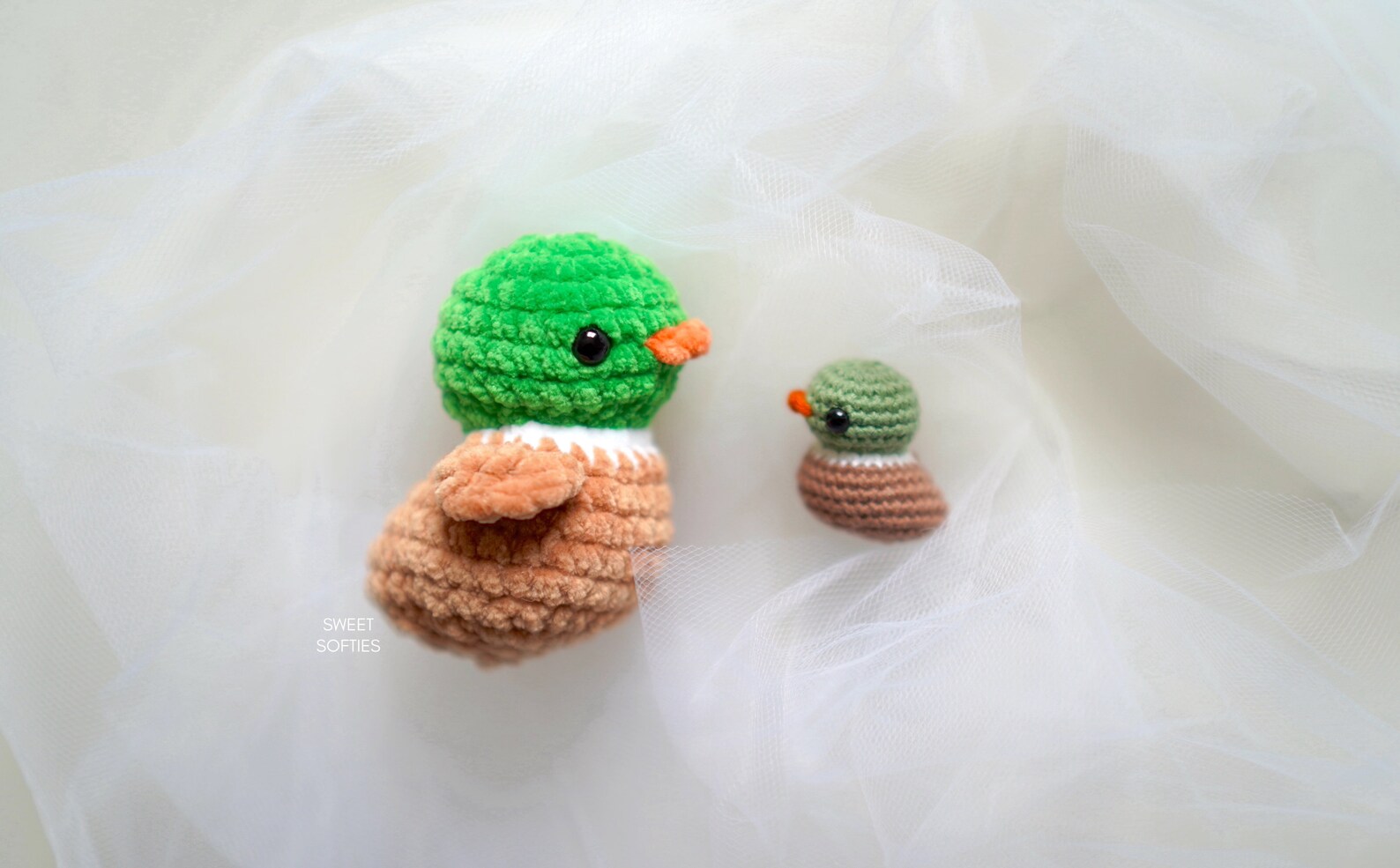 Pocket Duckling Crochet Pattern Good Luck Duck Amigurumi Tutorial ...