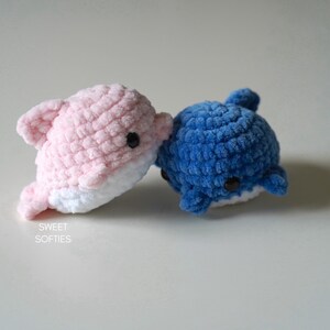 3-in-1 Flipper Friends Pocket Whale, Narwhal, Dolphin Amigurumi Crochet ...