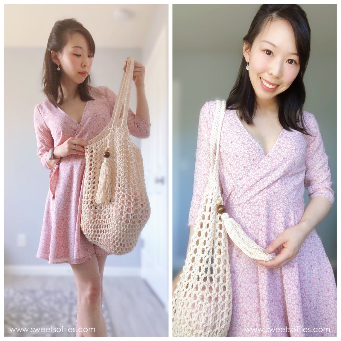 Free Crochet Pattern DIY Tutorial: Mercer Market Bag quick - Etsy