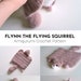 Flynn the Flying Squirrel Snuggler Crochet Pattern · Low-sew Amigurumi ...