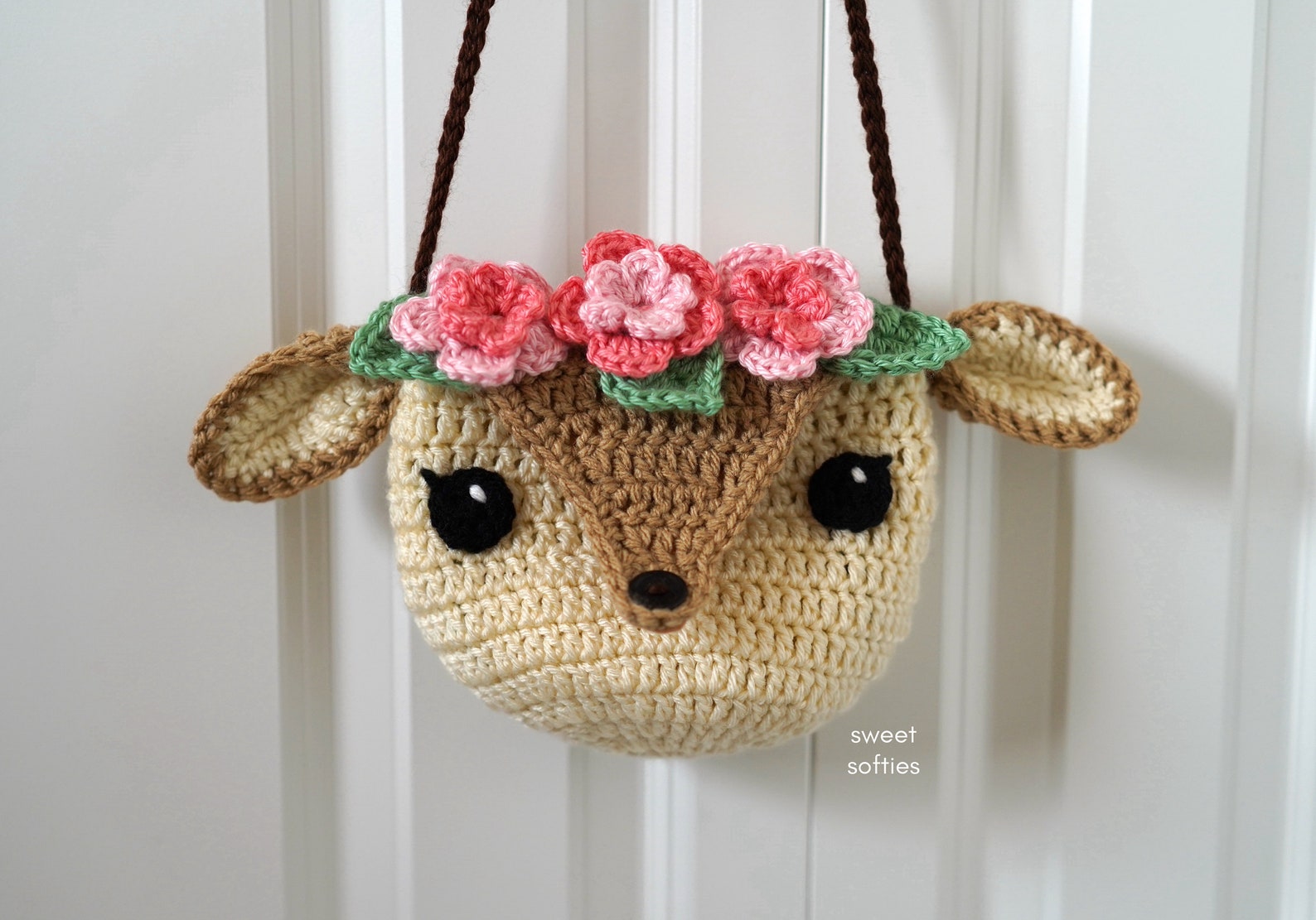 Floral Deer Bag, Free Crochet Pattern PDF Tutorial · DIY Whimsical ...