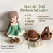 Mori Girl Doll Amigurumi Crochet Pattern - Cuento de hadas Kawaii Anime ...