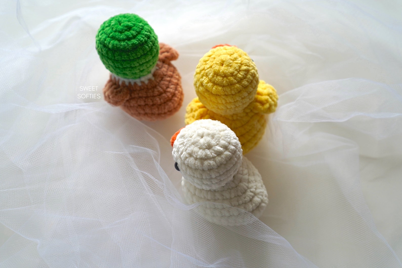 Pocket Duckling Crochet Pattern Good Luck Duck Amigurumi Tutorial ...