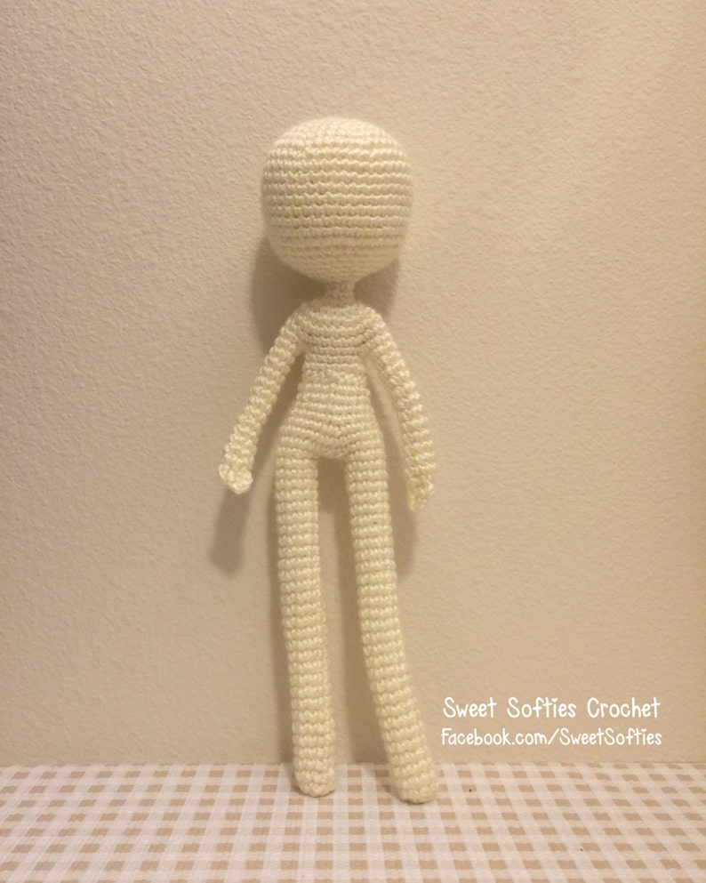 12" Slender Doll Base - Amigurumi Crochet Pattern for Custom ...