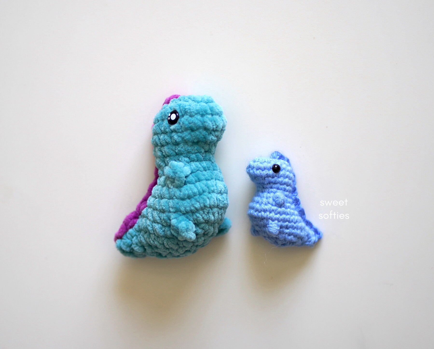 TINY-REX the Pocket Dino Amigurumi Crochet Pattern Free DIY - Etsy