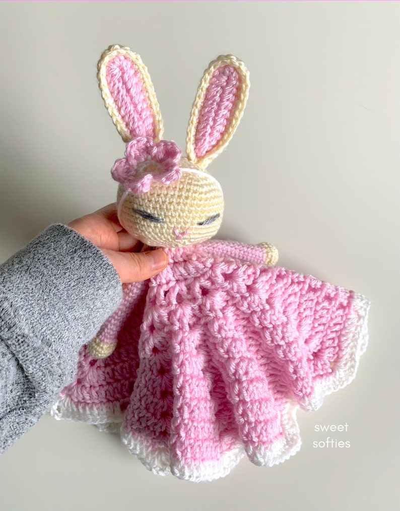 Dress-up Bunny Lovey Free Crochet Pattern DIY Tutorial Quick - Etsy