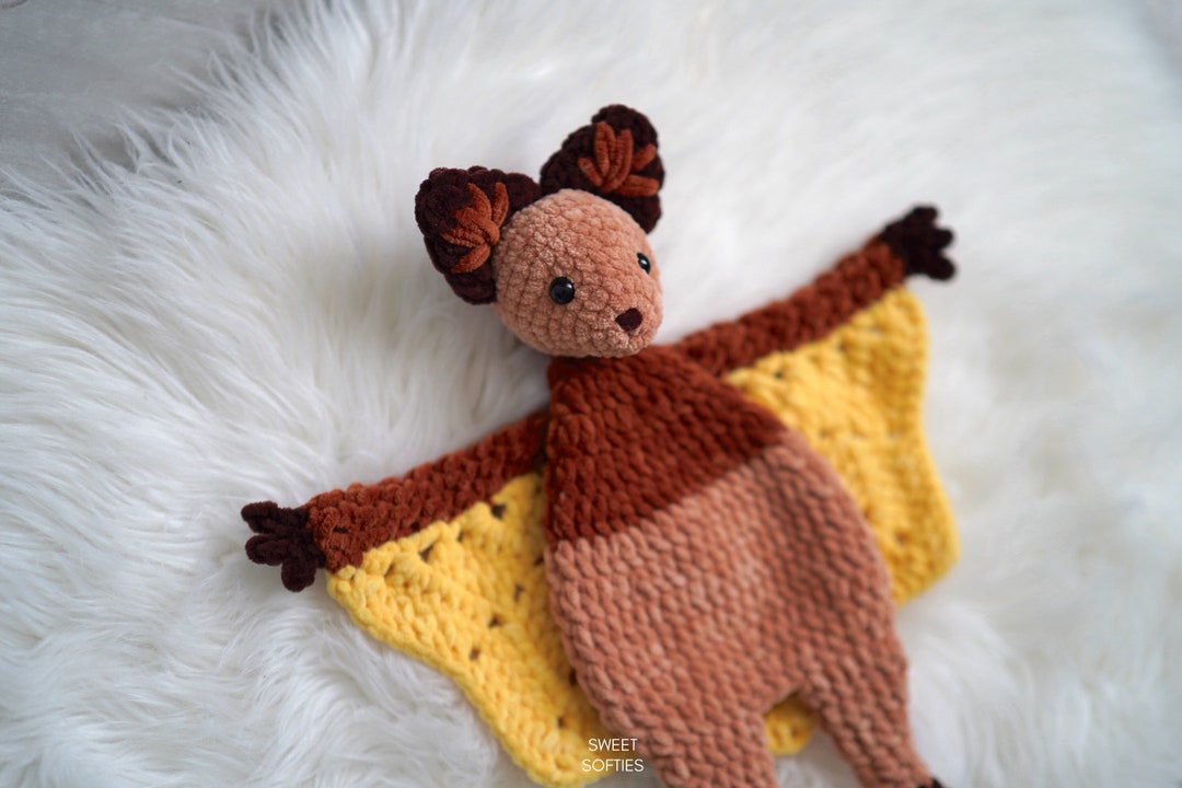 Bat Ragdoll Lovey Amigurumi Crochet Pattern ·DIY Tutorial Chunky ...
