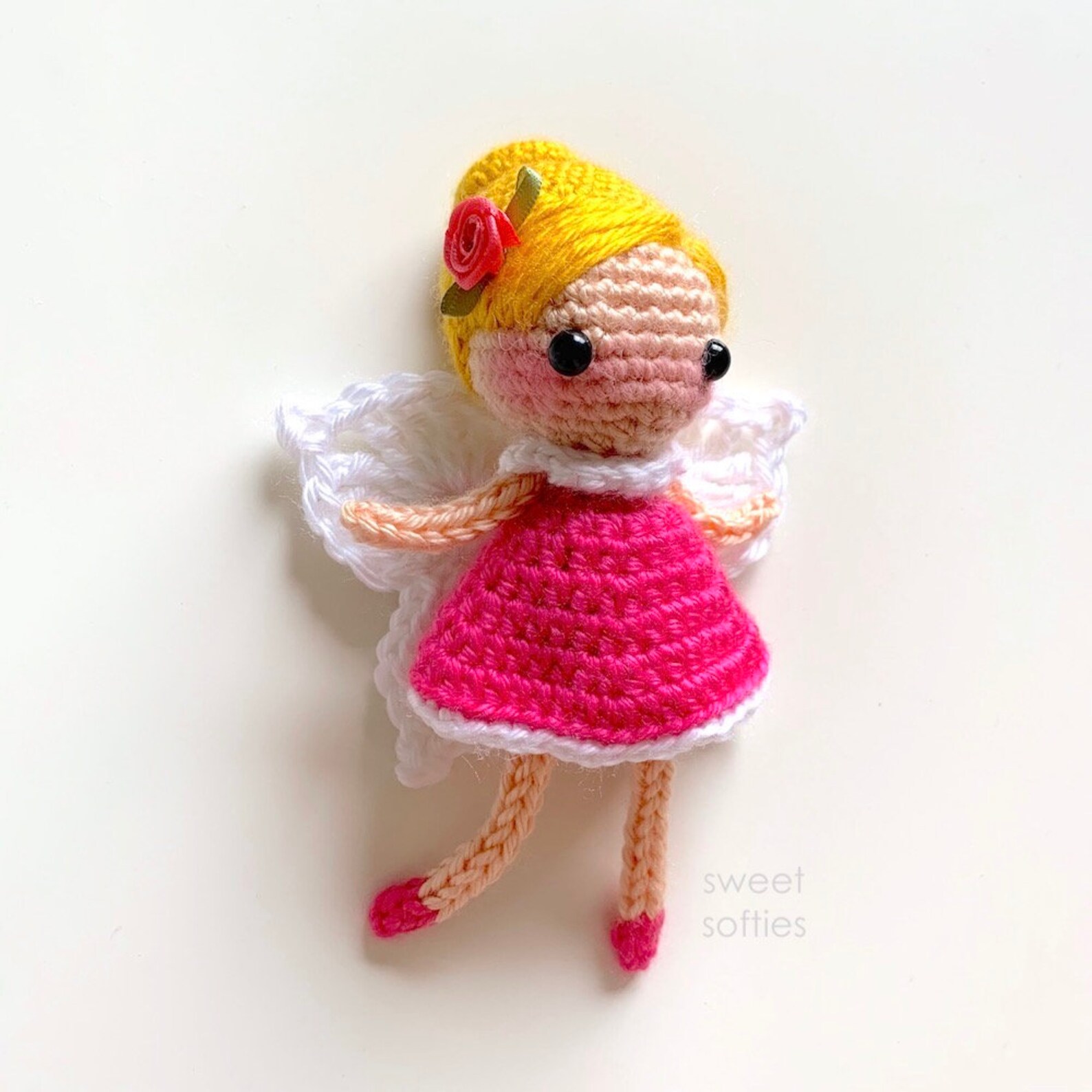 Summer Flower Fairy Free Crochet Pattern DIY Tutorial Quick | Etsy