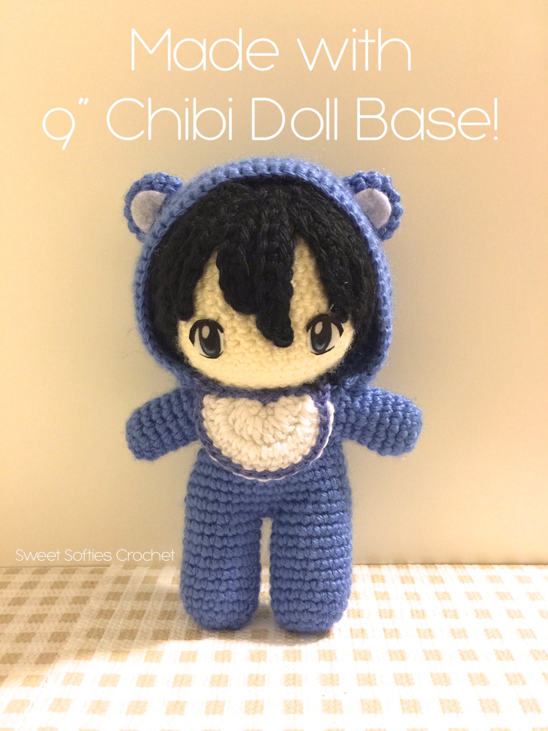 6 Chibi Doll Base Amigurumi Crochet Pattern for Custom | Etsy