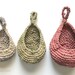 Free Crochet Pattern: Teardrop Hanging Baskets (DIY Tutorial Quick Easy ...