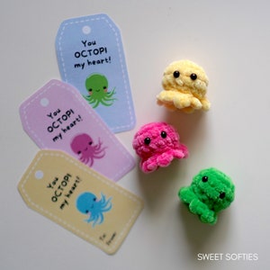 10-minute Baby Octopus Amigurumi Crochet Pattern + Free Valentine's Day ...