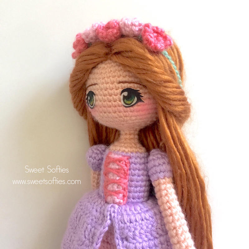 Princess Maeve Amigurumi Crochet Doll Irish Celtic Gaelic - Etsy Israel