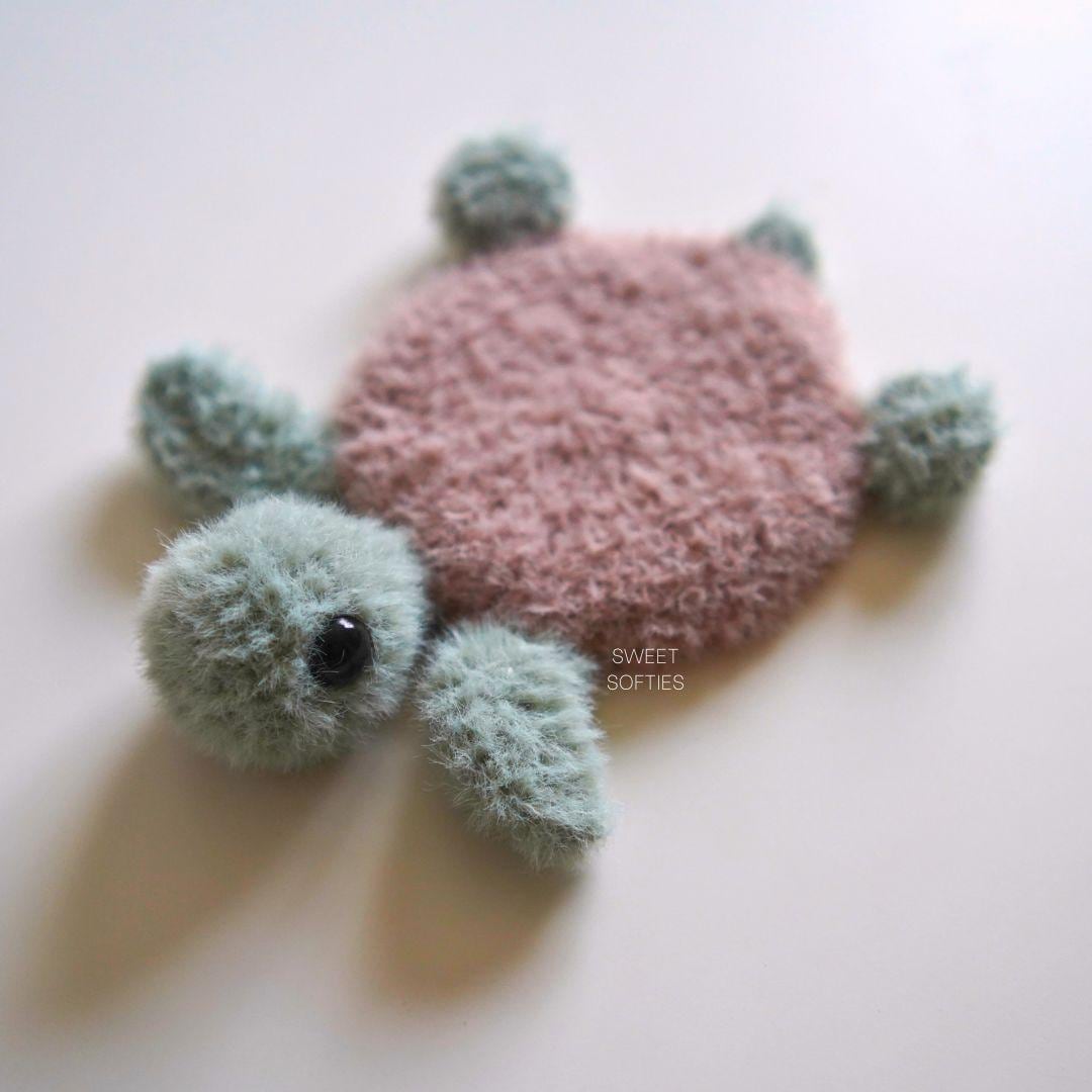 Turtle Mug Rug Crochet Pattern · Low-sew Amigurumi Cup Coaster Tutorial ...