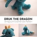 Druk the Dragon Crochet Pattern · Amigurumi Tutorial Low Sew Realistic ...