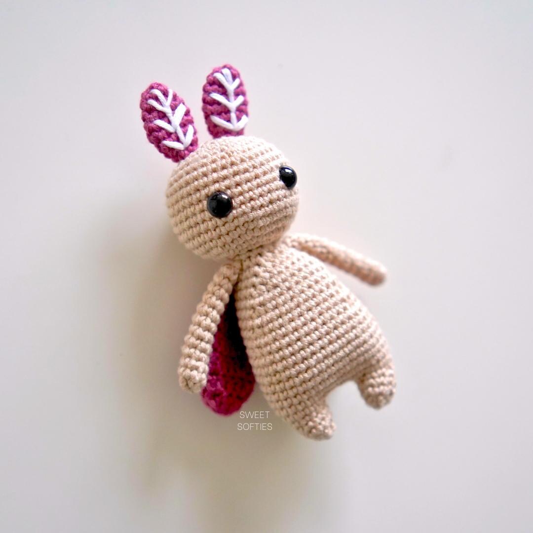 Miku the Moth Crochet PDF Pattern · low Sew Amigurumi Doll Tutorial ...