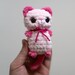 Pocket Kitty Cat Crochet Pattern No Sew Amigurumi Tutorial Keychain ...