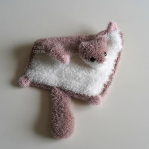 Flynn the Flying Squirrel Snuggler Crochet Pattern · Low-sew Amigurumi ...