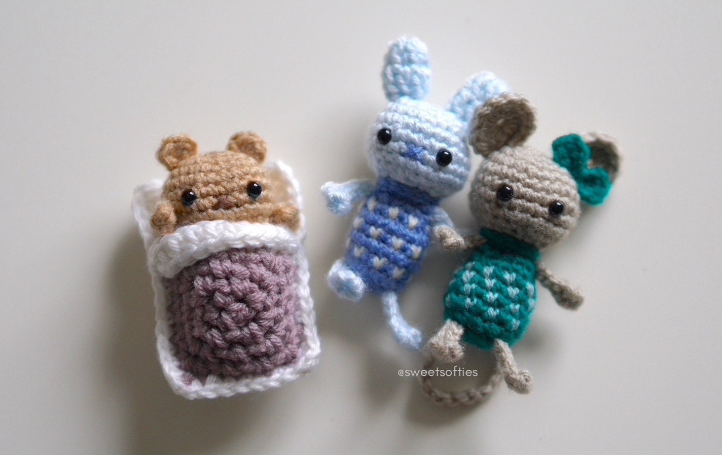 COMFORT CRITTERS Free Crochet Pattern DIY Tutorial Quick Easy - Etsy