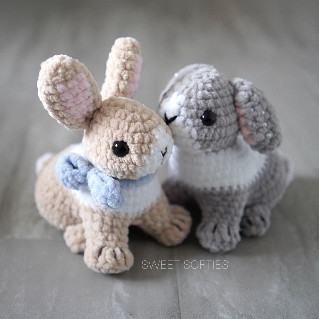 Honey Bunny the Realistic Rabbit Crochet Pattern · Amigurumi Tutorial ...