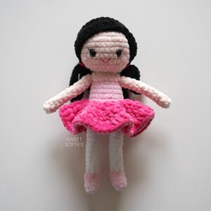 Lena the Ballerina Doll Crochet PDF Patternlow Sew Amigurumi Ballet ...