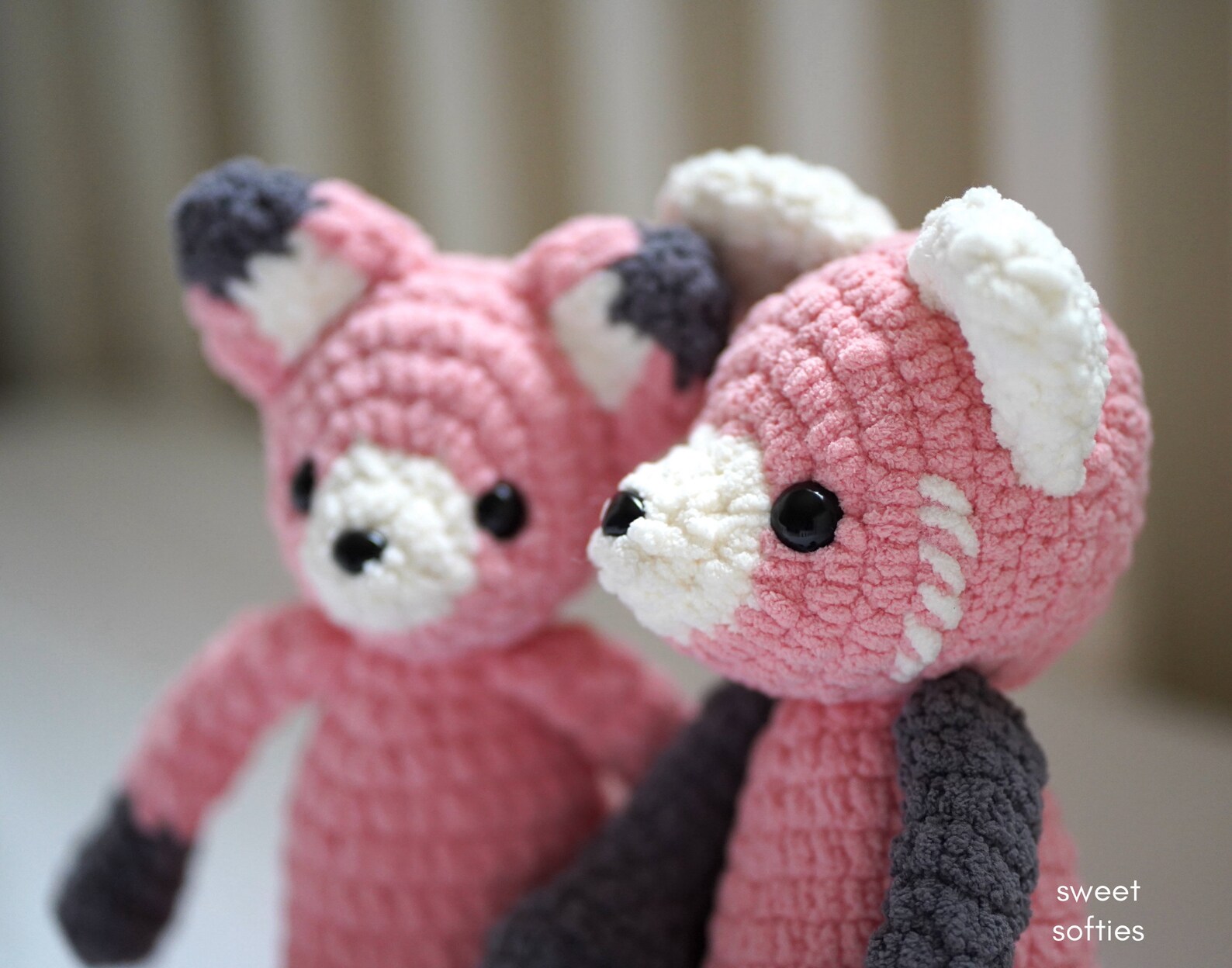 Rumi the Red Panda Amigurumi Crochet Pattern DIY Tutorial | Etsy