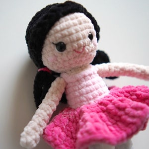 Lena the Ballerina Doll Crochet PDF Patternlow Sew Amigurumi Ballet ...