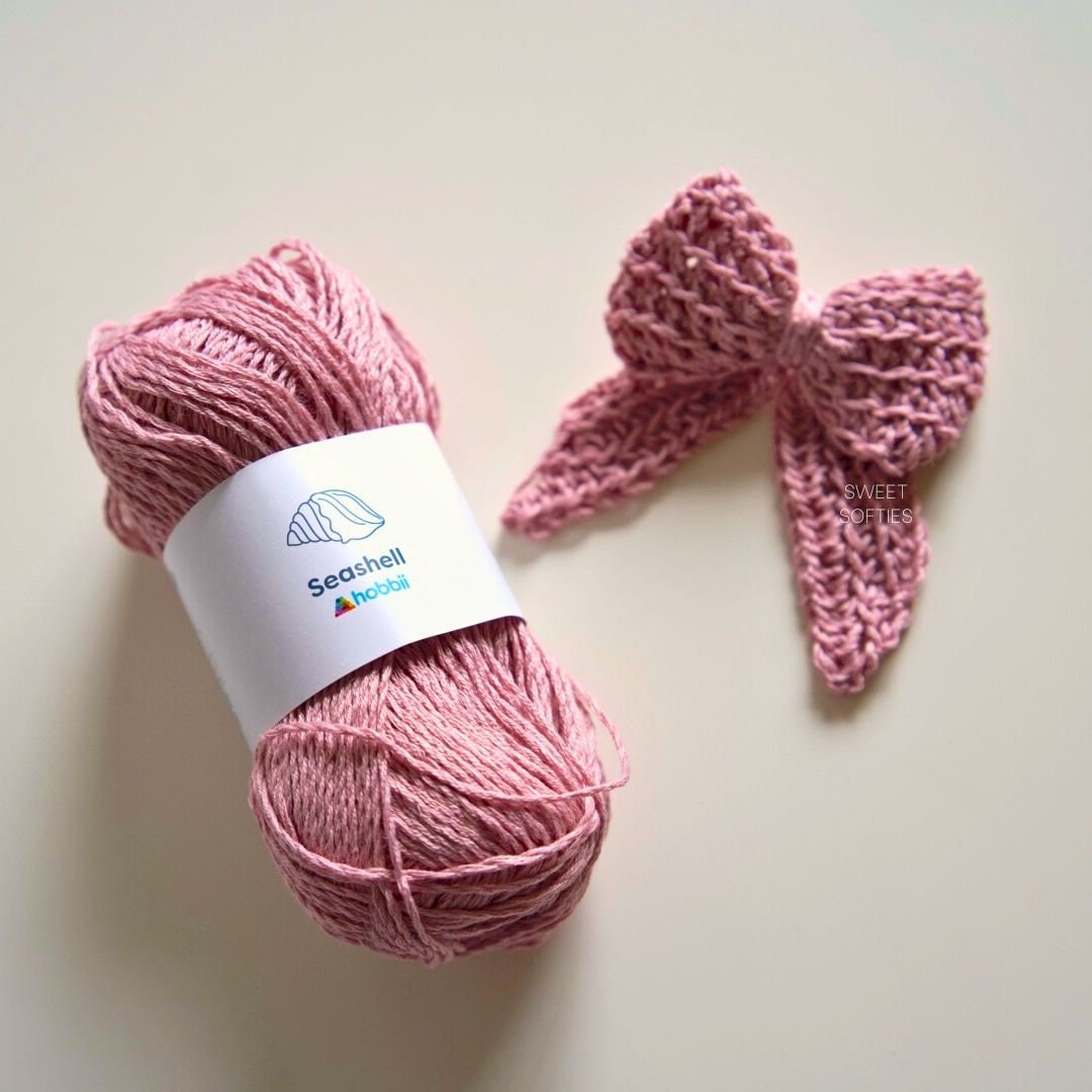 Maisie Bow Crochet Pattern · DIY Yarn Fiber Art Tutorial Classic Sailor ...