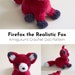 Firefox the Realistic Fox Crochet Pattern · Amigurumi Tutorial Low Sew ...