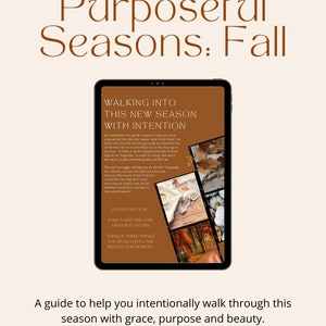 The Ultimate Fall Guide Helping You Be Intentional With This Season - Etsy