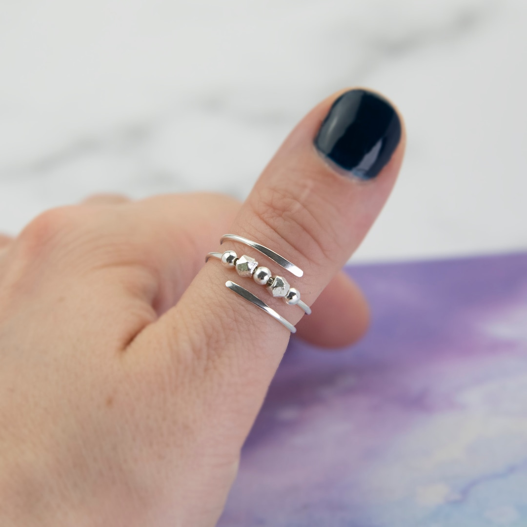 Fidget Ring, Spinner Ring, Anxiety Ring, ADHD Ring - Etsy UK