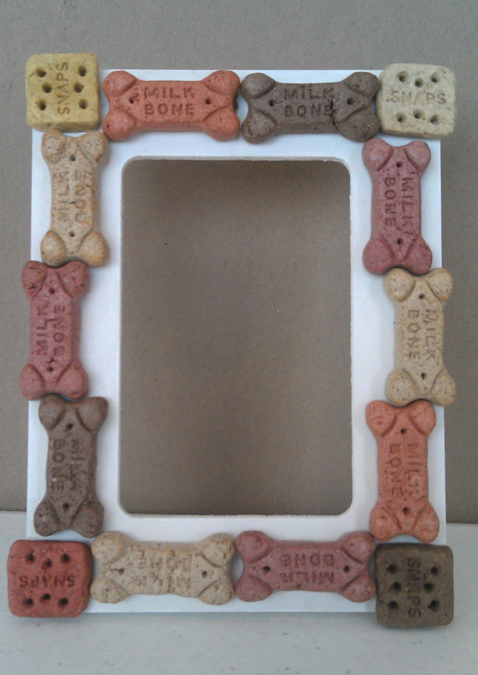 Doggie Bone Picture Frame,original Design Dog Picture Frame,dog Bone ...