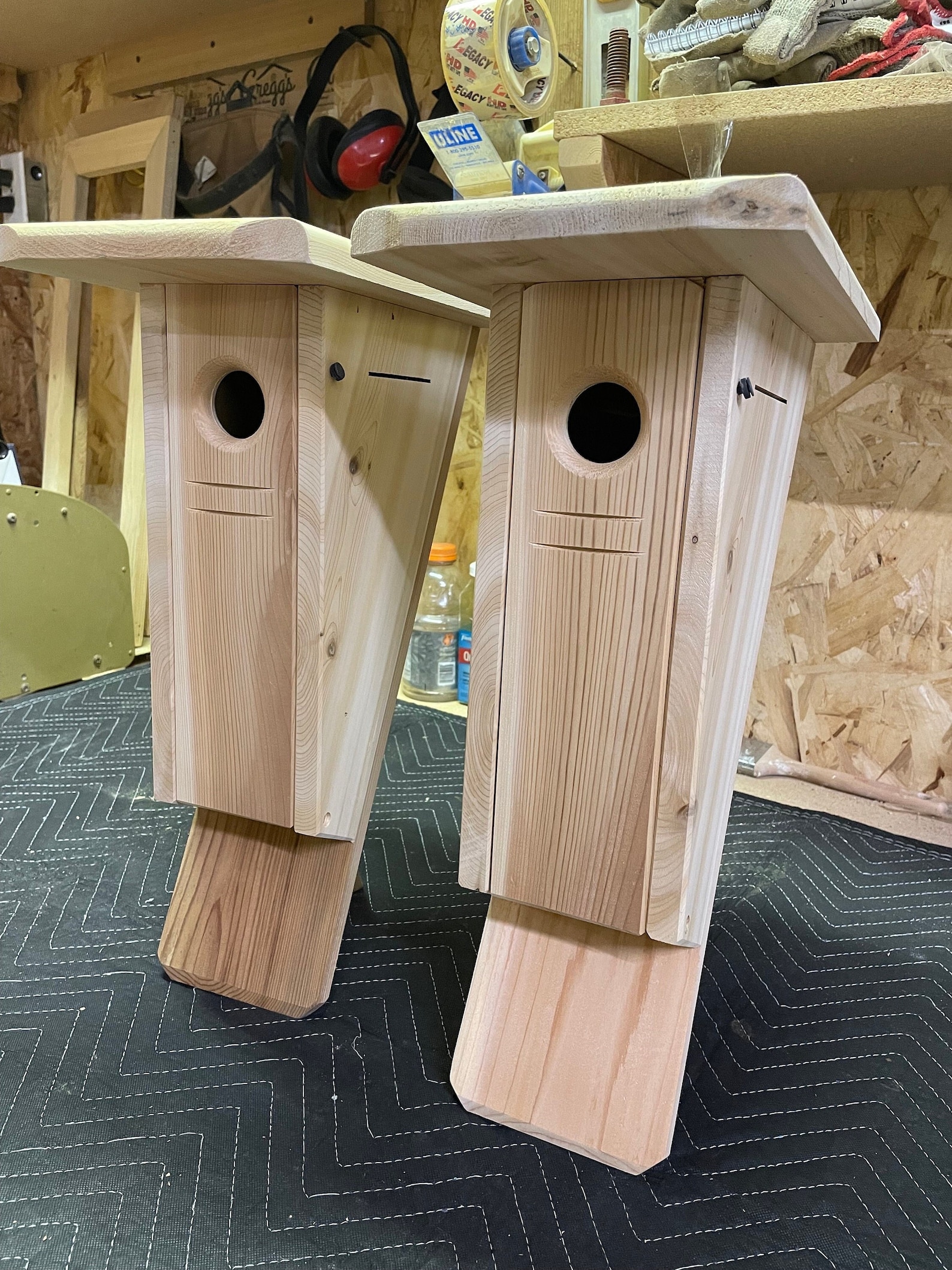 Petterson Style Blue Bird Boxes (2 Boxes), White Cedar - Etsy