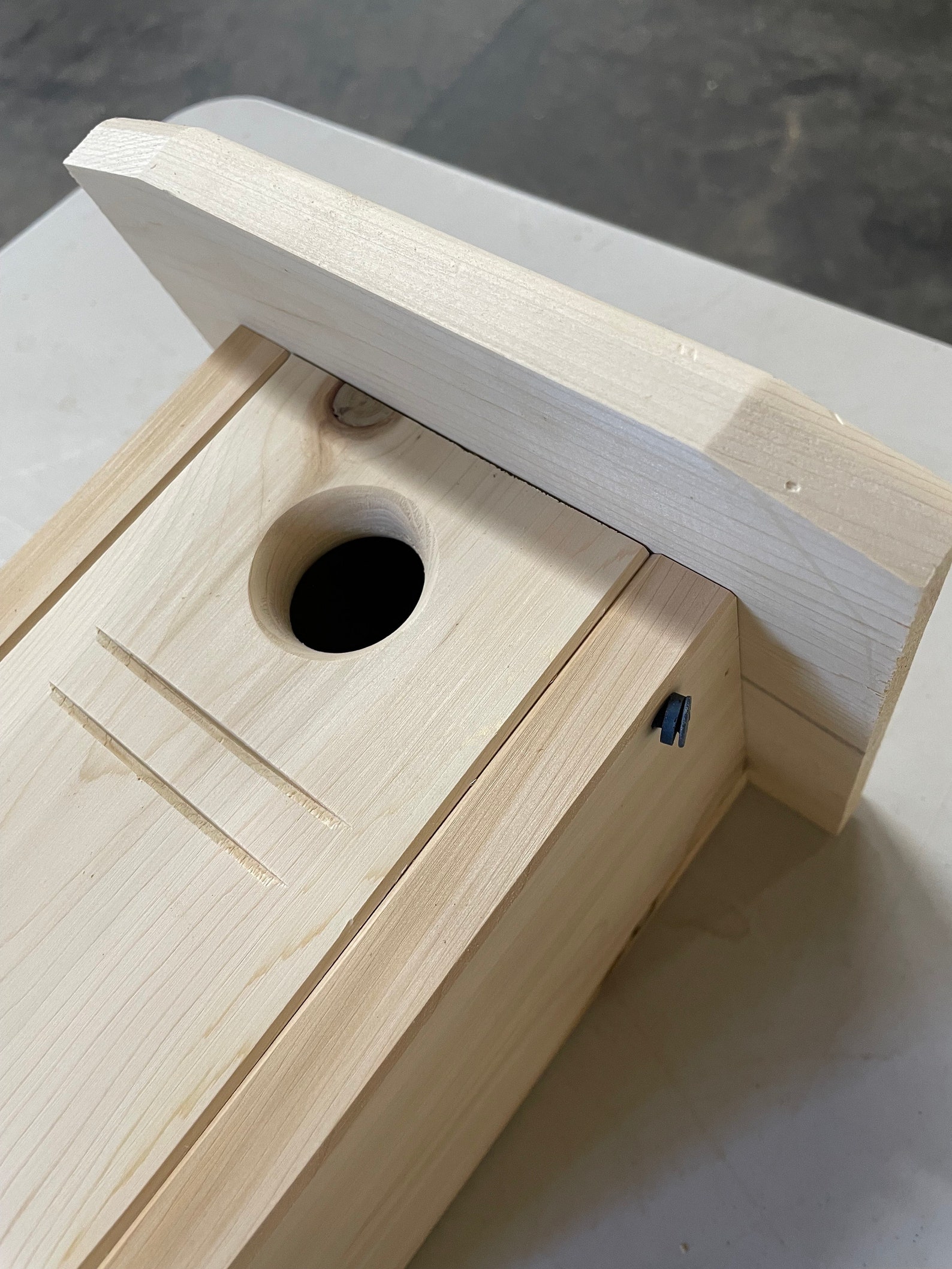 House Wren Nest Box, White Cedar - Etsy