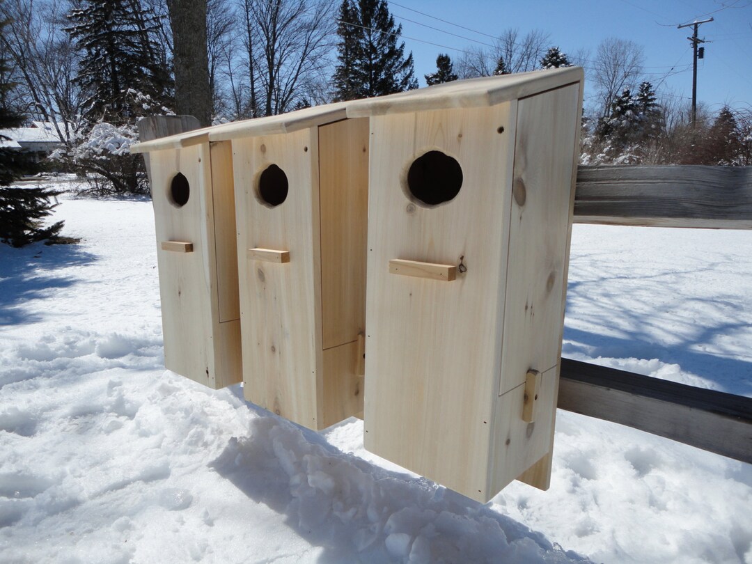 Wood Duck Nest Boxes, Cedar, Split Door ( 3 Pack ) - Etsy