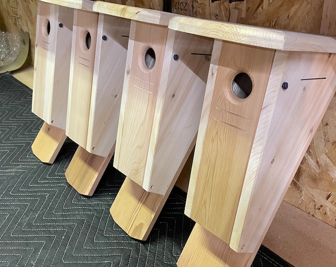 Petterson Style Blue Bird Boxes (4 Boxes) - Etsy